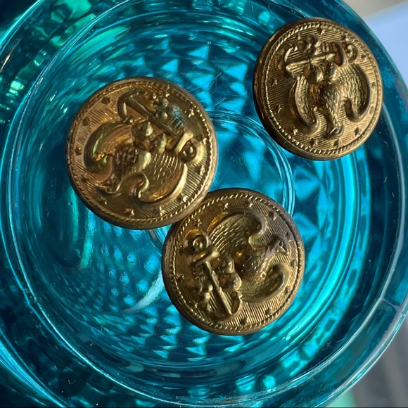 Vintage military naval | Office | Vintage Military Navy Uniform Buttons ...